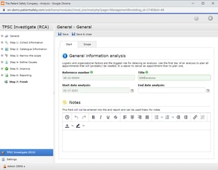 The SIRE Method: Root Cause Analysis in Healthcare | TPSC